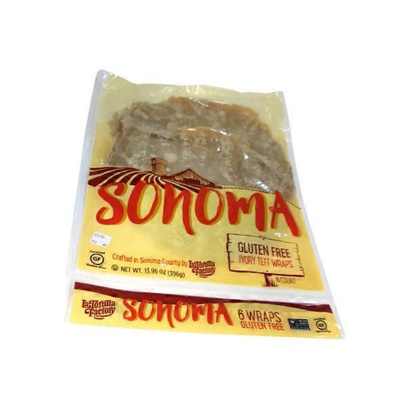La Tortilla Factory Sonoma Ivory Teff Wraps (13.96 oz) - Instacart