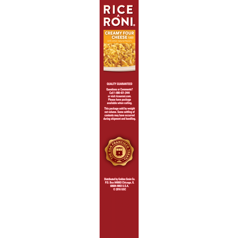 Rice-a-Roni Creamy Four Cheese (6.4 oz) - Instacart