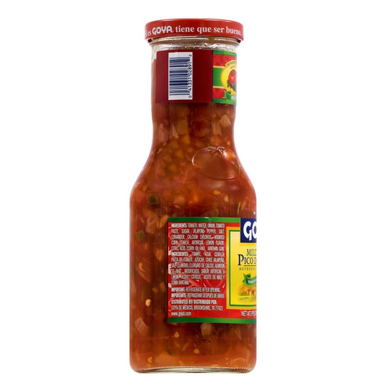 Goya Pico de Gallo, Mild Authentic Mexican Salsa (17.6 oz) Delivery or ...