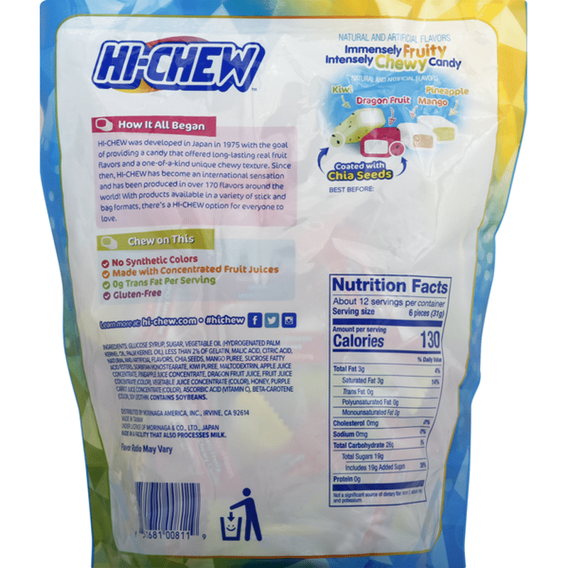 Hi-Chew Fruit Chews, Tropical Mix (12.7 oz) - Instacart