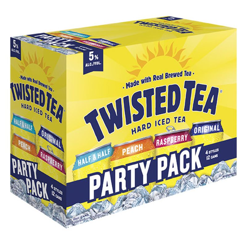 Twisted Tea Variety Party Pack, Hard Iced Tea (12 fl oz) - Instacart