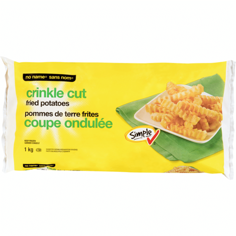 Crinkle Cut French Fries (1000 g) - Instacart