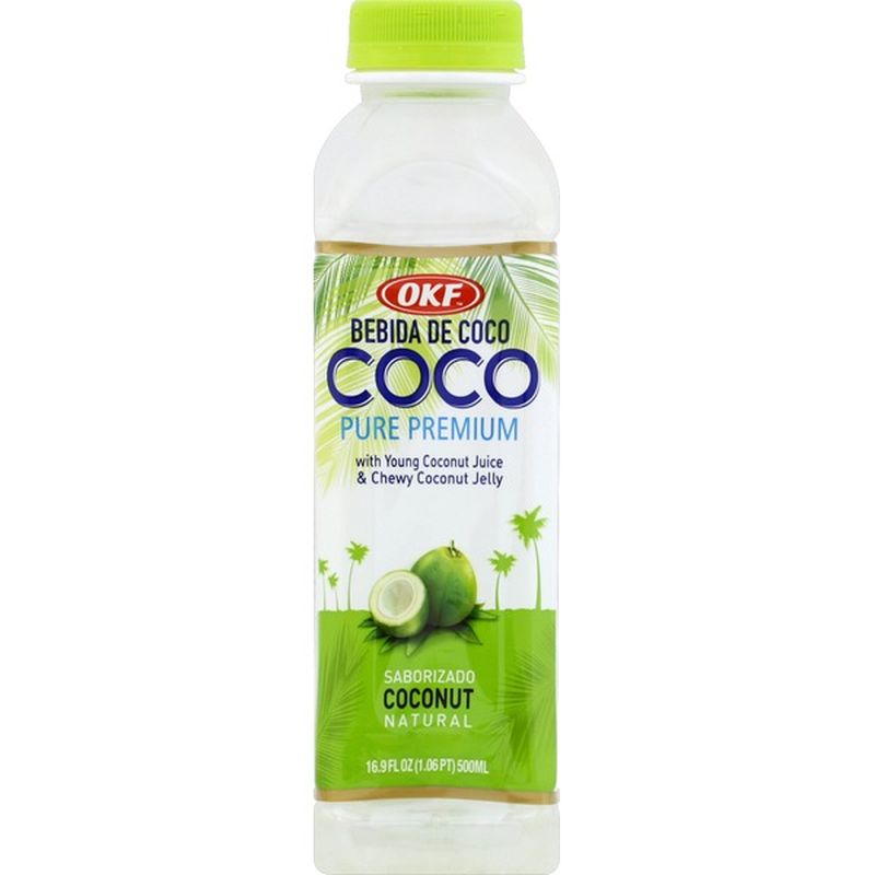 OKF Coconut Drink, Coco, Pure Premium (16.9 oz) - Instacart