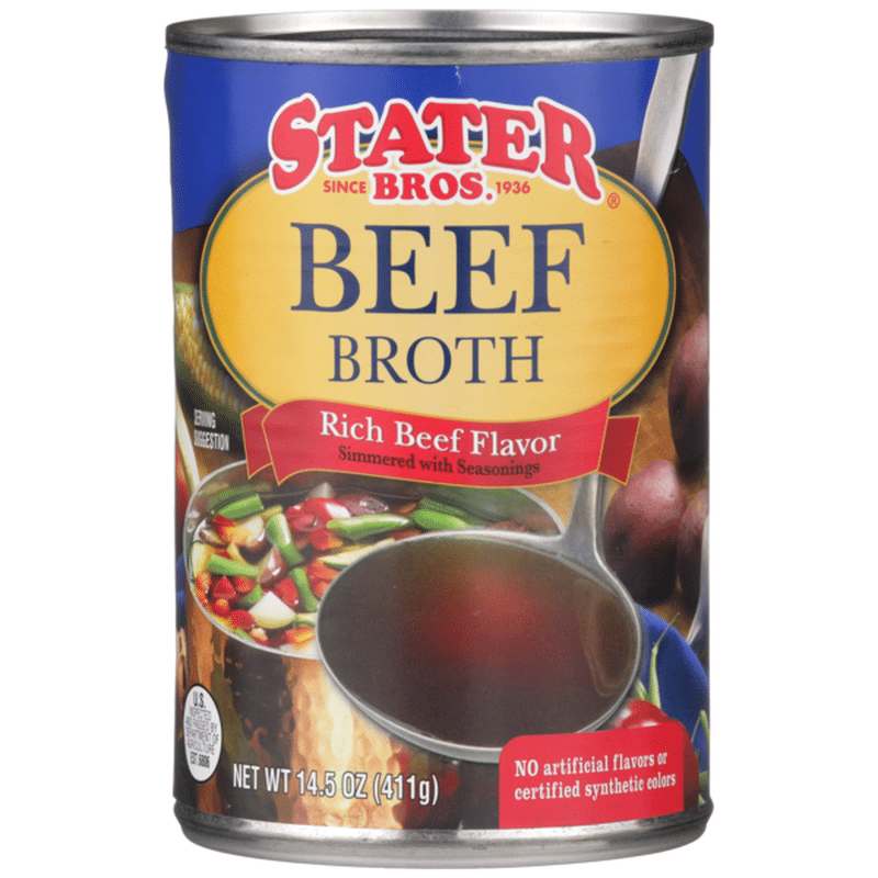 Stater Bros. Markets Beef Broth Rich Beef Flavor (14.5 oz) - Instacart
