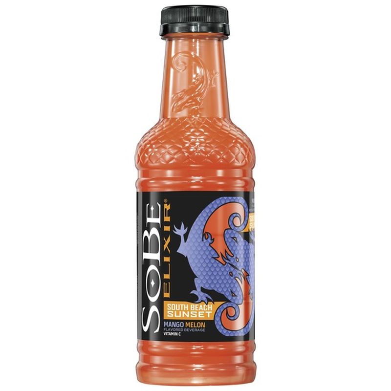 SoBe Elixir South Beach Sunset Mango Melon Beverage (20 fl oz) - Instacart
