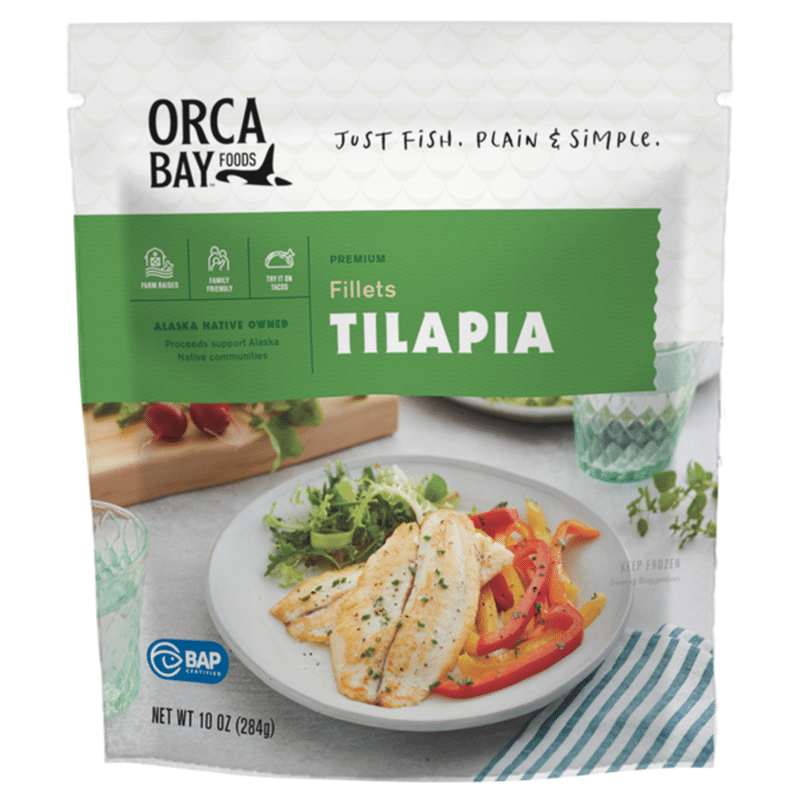 Orca Bay Foods Tilapia Fillets (10 oz) - Instacart