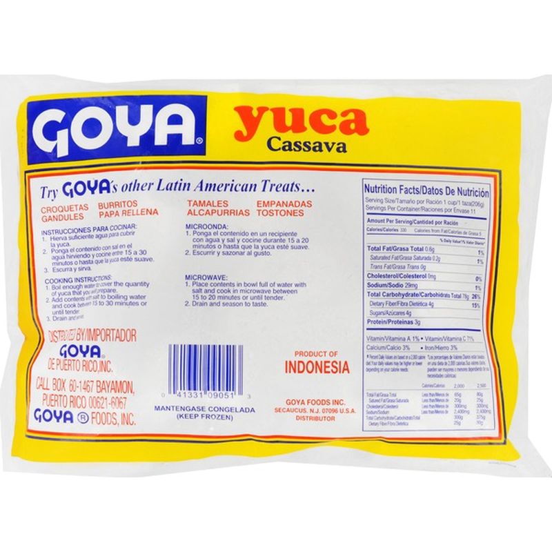 Goya Yuca Cassava 5 Lb Instacart