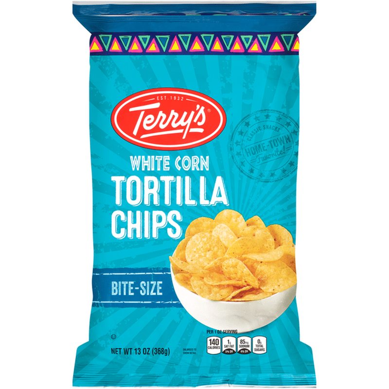 Terry's White Corn Bite-Size Tortilla Chips (13 oz) - Instacart