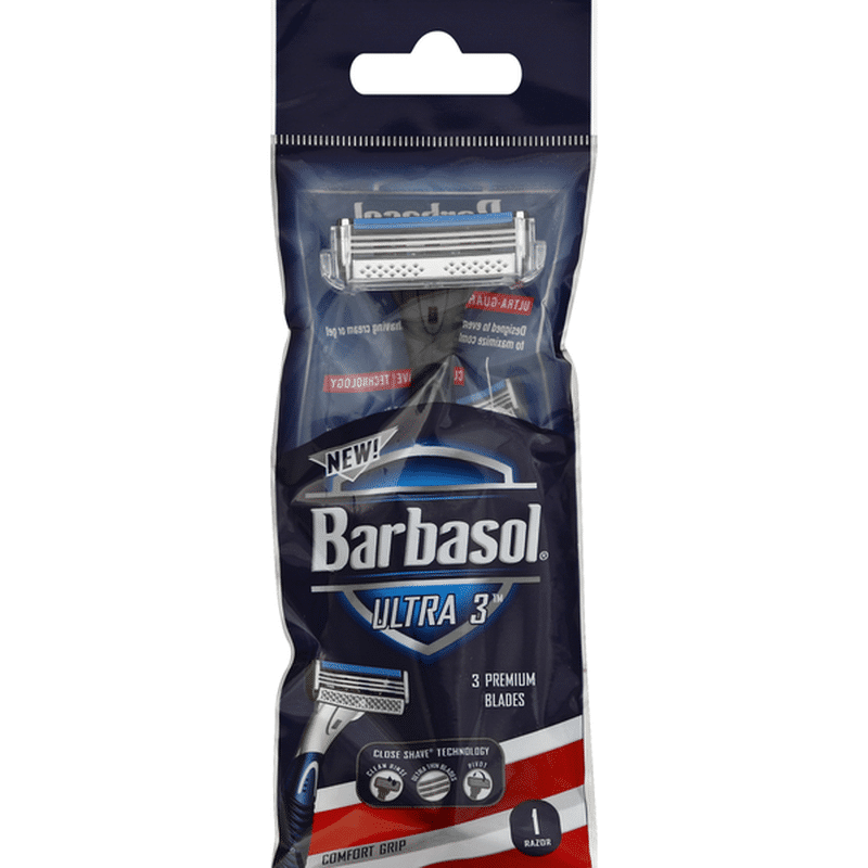 Barbasol Razor, Ultra 3 (1 each) - Instacart