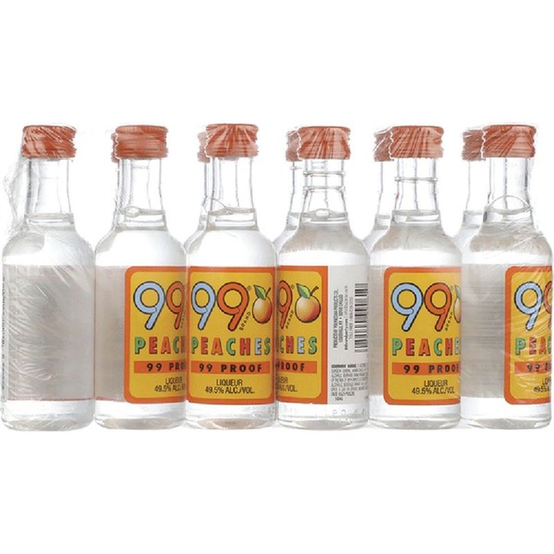 99 Brand Peaches Liqueur (50 ml) - Instacart
