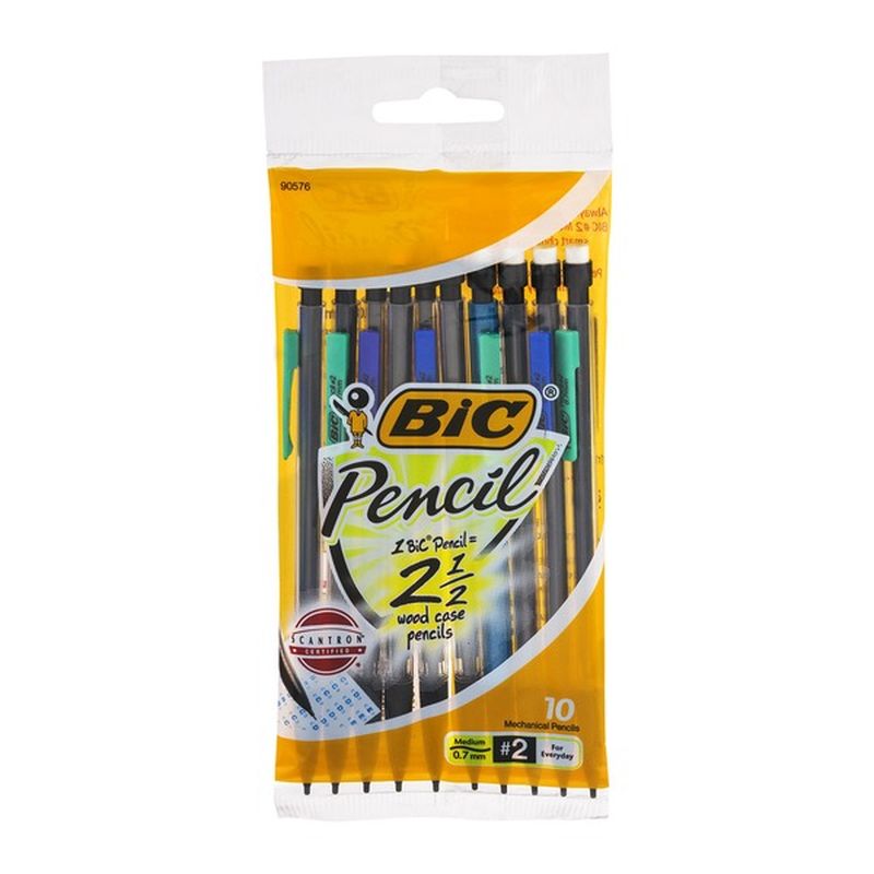 BiC Mechanical Pencils, Xtra Smooth, No. 2 (0.7 mm) (10 each) - Instacart