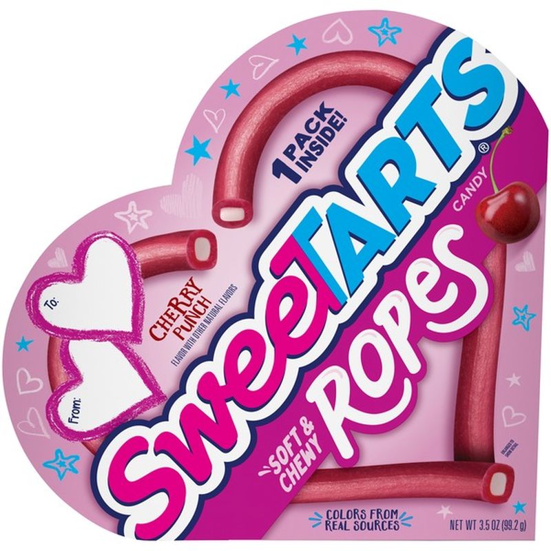 Sweet Tarts Cherry Punch Soft & Chewy Ropes SWEETARTS Cherry Punch Soft ...