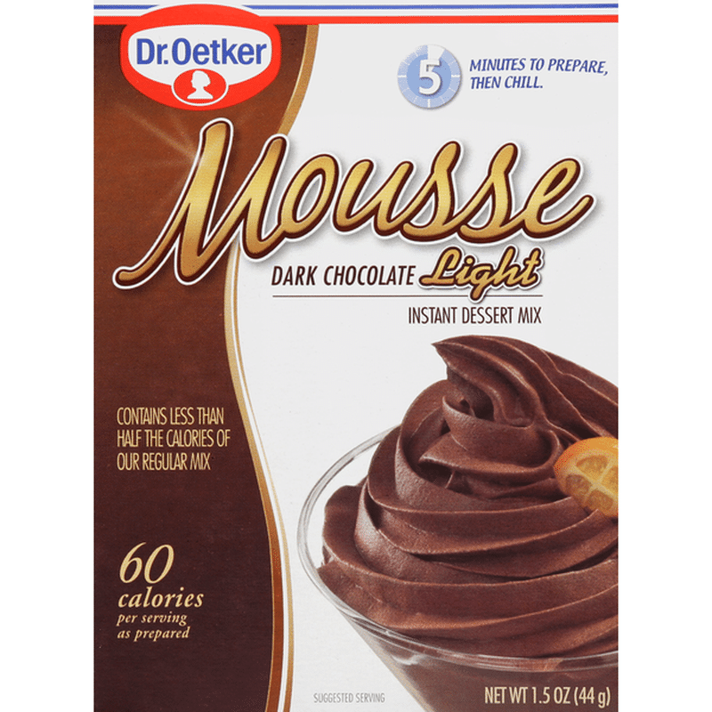 Dr Oetker Mousse Dark Chocolate Light 15 Oz Instacart