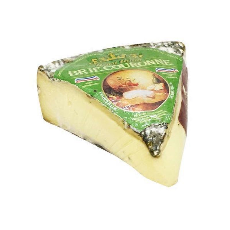 Henri Hutin Brie Couronne with Chives (1 lb) - Instacart