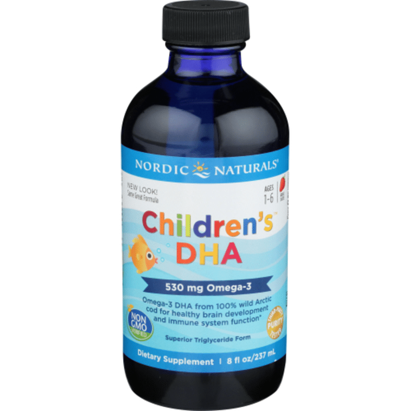 Nordic Naturals Children's DHA Arctic Cod Liver Oil (8 fl oz) - Instacart