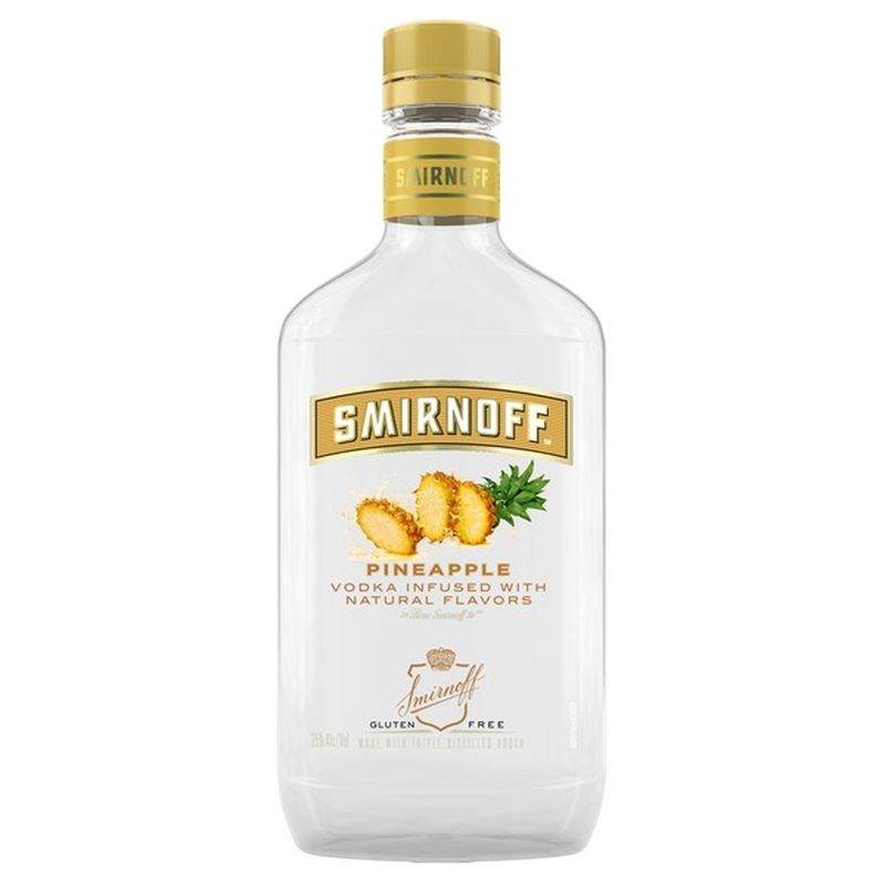 Smirnoff Pineapple (Vodka Infused with Natural Flavors) (375 ml) - Instacart