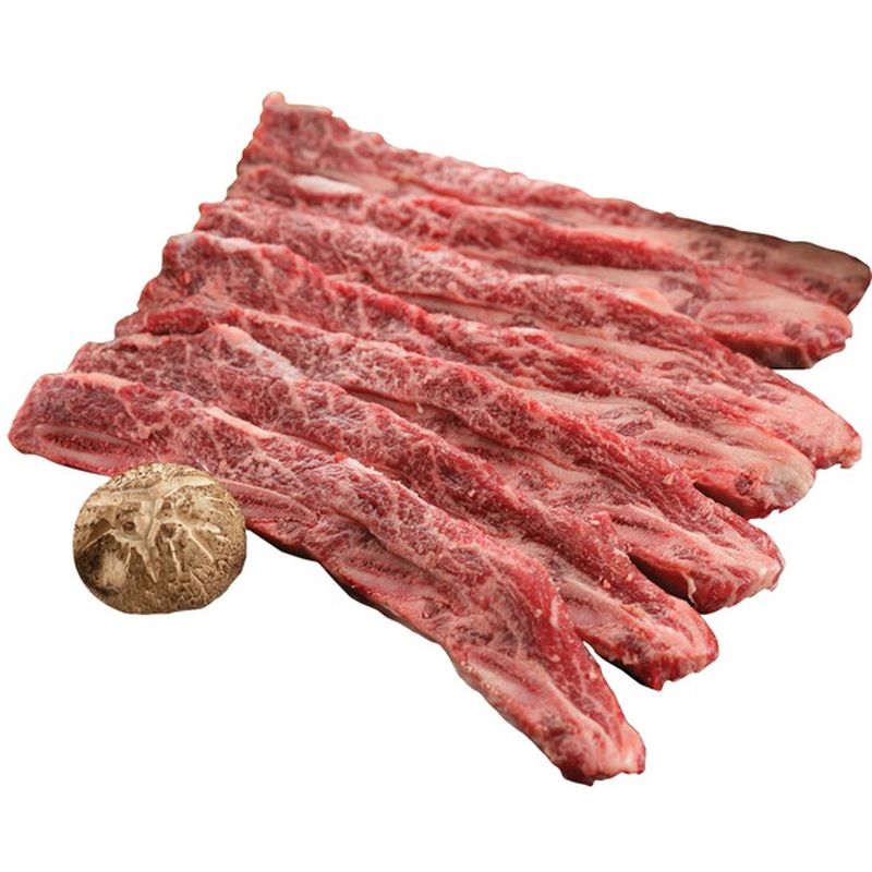 H Mart USDA Choice Beef Sliced Short Ribs (per lb) - Instacart