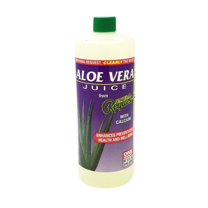 Natural Request Aloe Vera Juice, with Calcium (32 oz) - Instacart