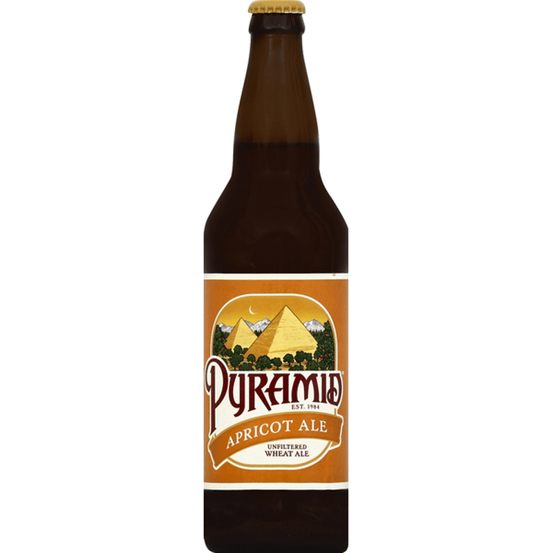 Pyramid Beer, Ale, Apricot (22 fl oz) - Instacart