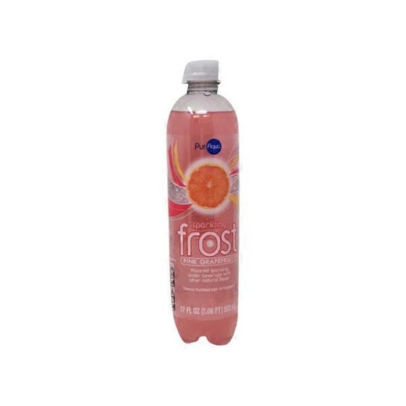 PurAqua Pink Grapefruit Sparkling Natural Mineral Water (17 fl oz) - Instacart