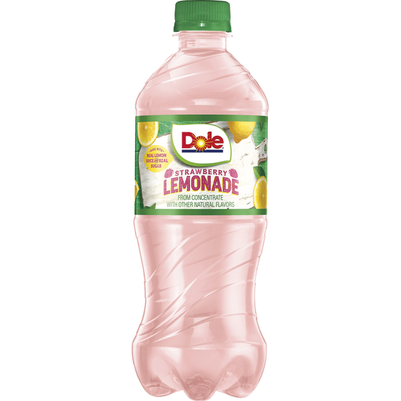 Dole Strawberry Lemonade Juice Drink (20 fl oz) - Instacart