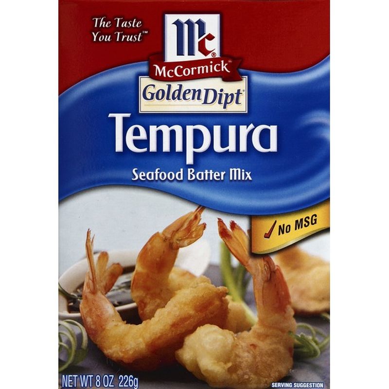 McCormick® Golden Dipt® Tempura Seafood Batter Mix (8 oz) - Instacart