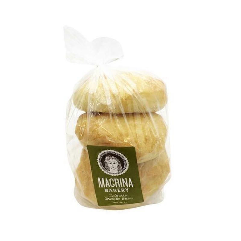 Macrina Bakery Ciabatta Burger Buns (14 oz) - Instacart