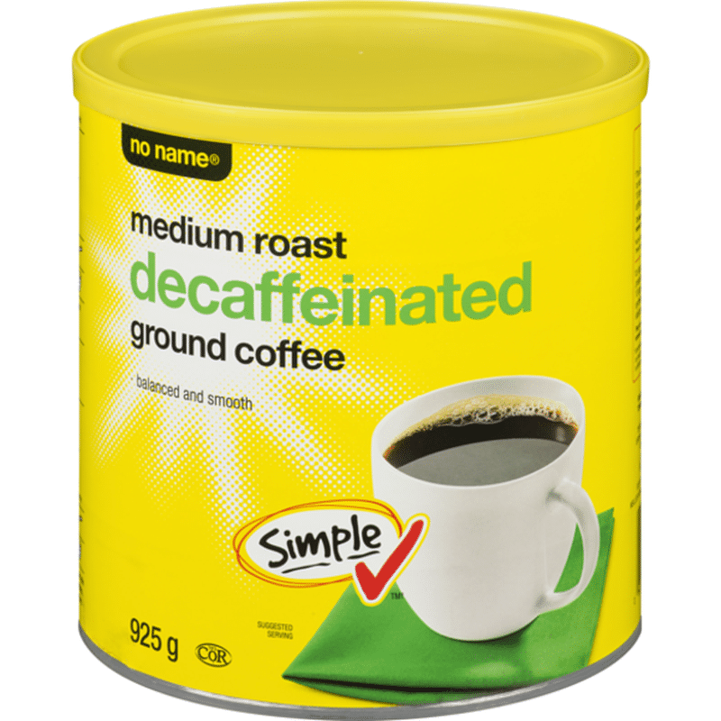 No Name Medium Roast Decaf Coffee (925 g) - Instacart
