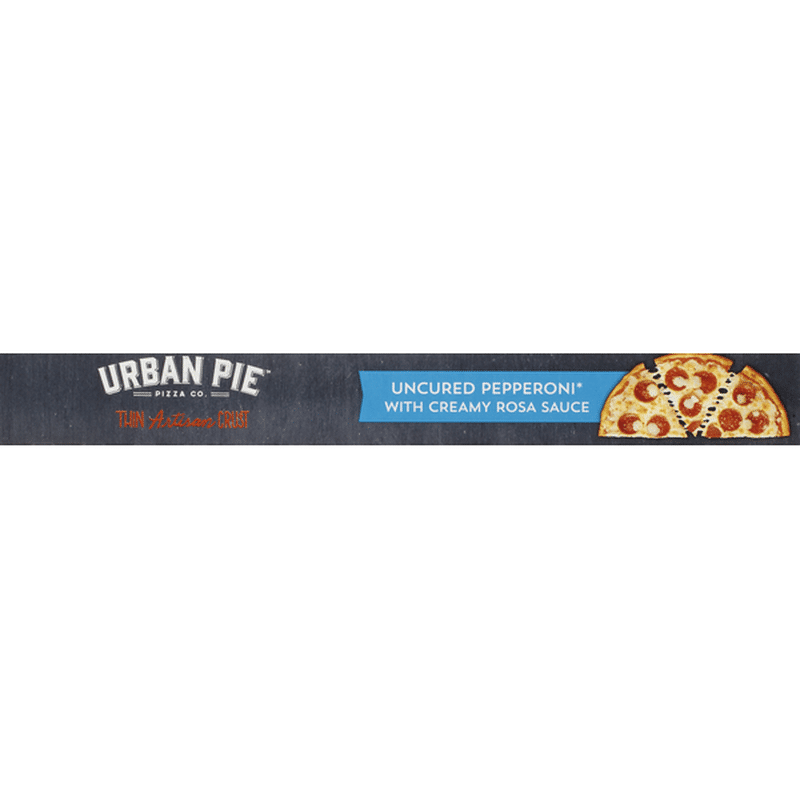 Urban Pie Pizza, Thin Artisan Crust, Uncured Pepperoni with Creamy Rosa ...