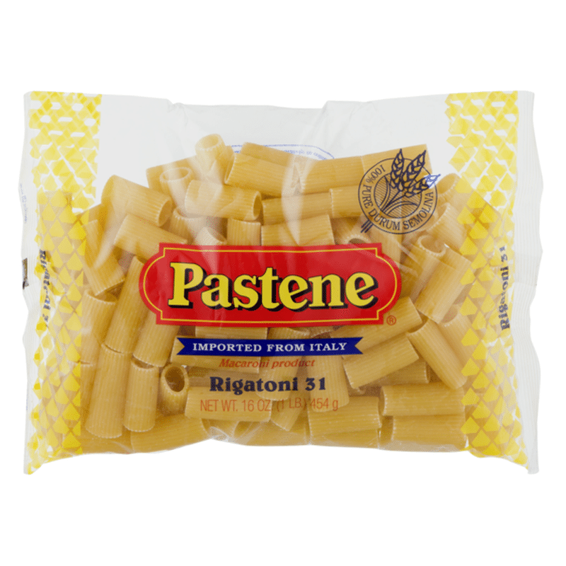 Pastene Macaroni Product Rigatoni 31 (16 oz) - Instacart