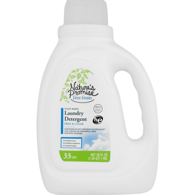 Nature's Promise Liquid Laundry Detergent Free & Clear (50 fl oz ...