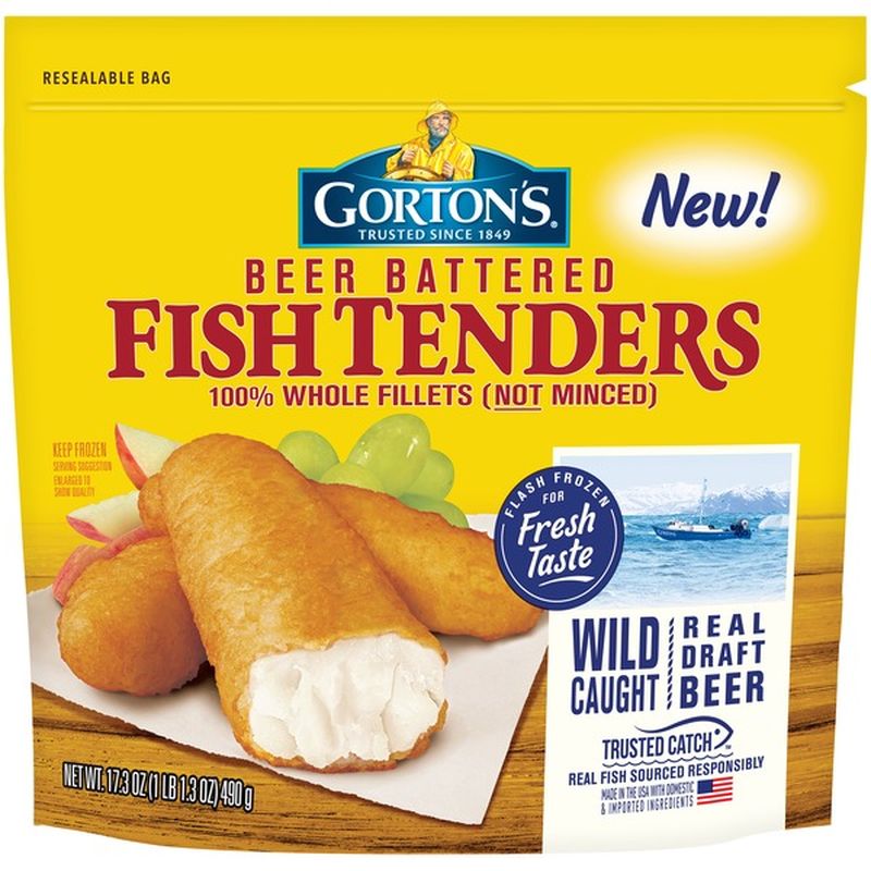 Gorton's Beer Battered Crispy Fish Tenders (17.3 oz) - Instacart