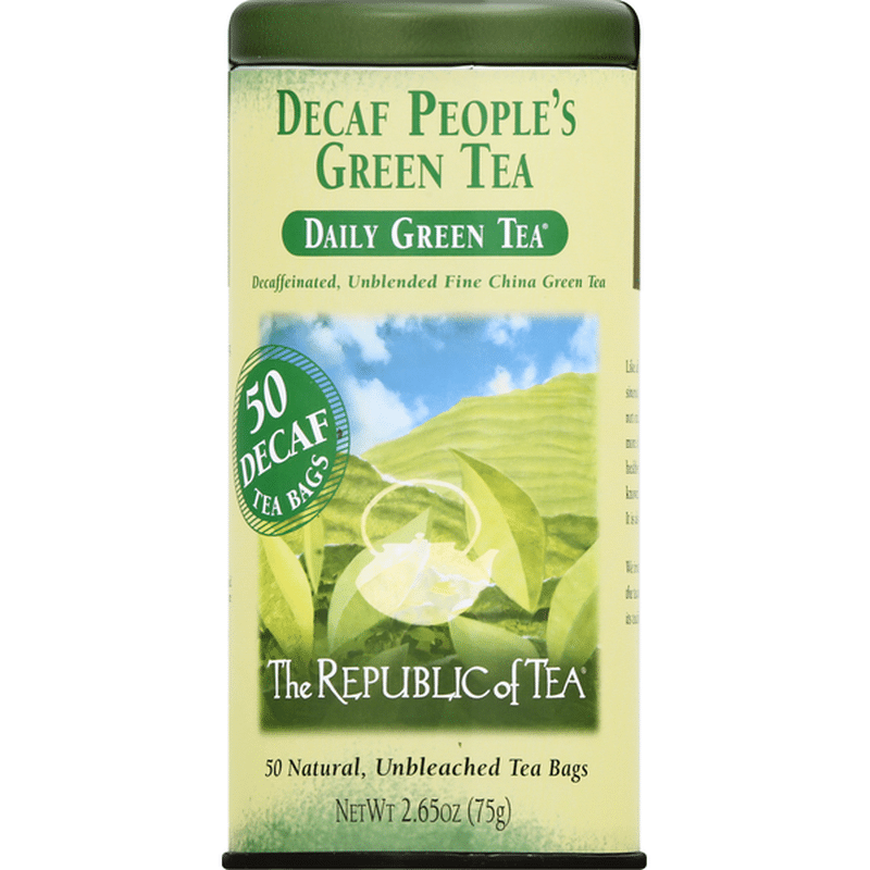 The Republic of Tea Decaf People's Green Tea, Daily Green Tea (50 ct ...