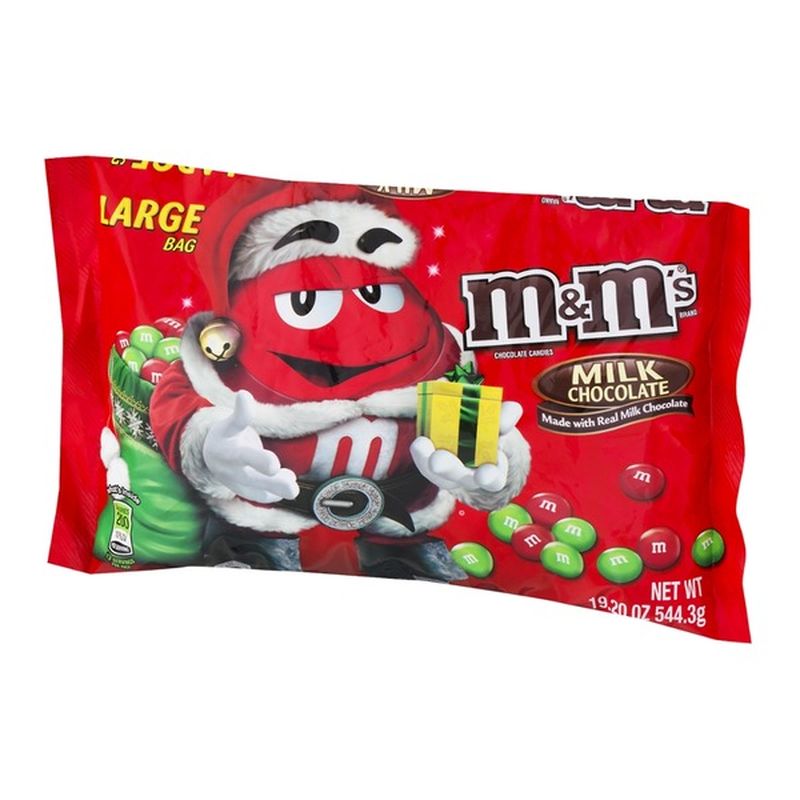 M&M's Milk Chocolate Large Bag (19.2 oz) - Instacart