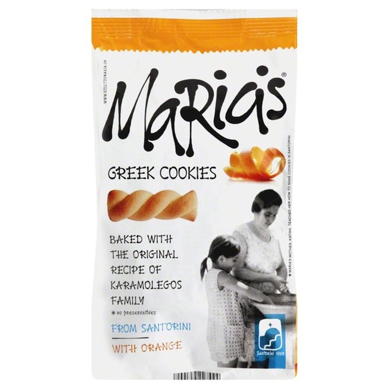 Marias Cookies, Greek, with Orange (6.3 oz) - Instacart