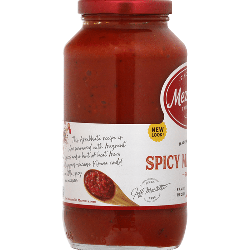 Mezzetta Sauce, Spicy Marinara (25 oz) - Instacart