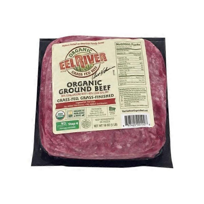 Eel River Organic Ground Beef (16 oz) - Instacart