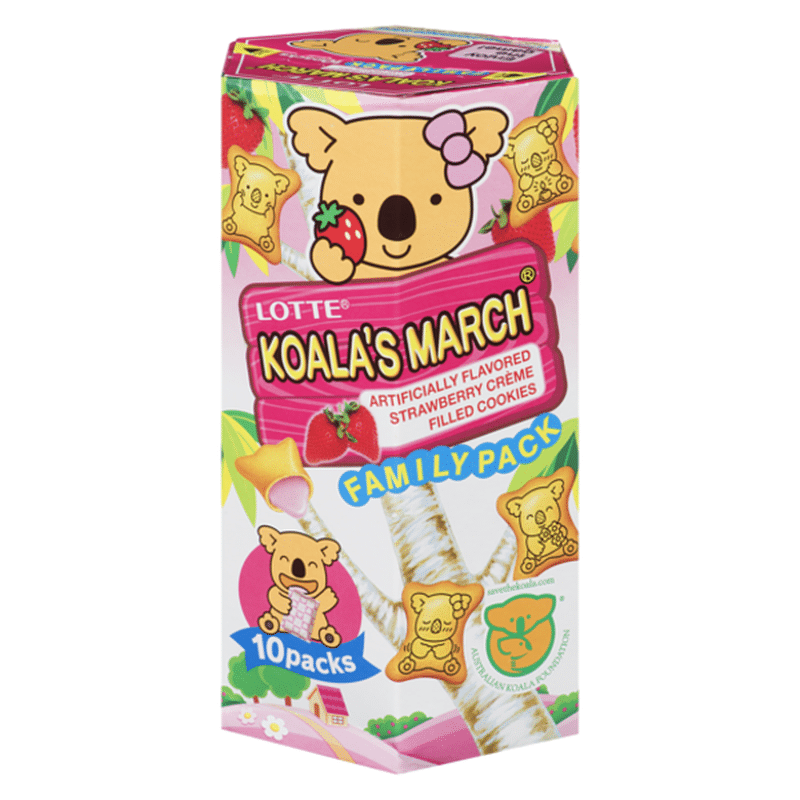 Koala's March Koala's March Family Pack Strawberry Cookies (6.89 oz ...