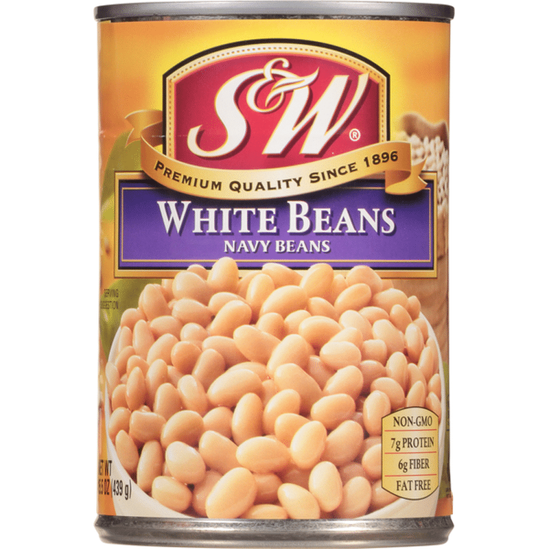S&W White Beans (15 oz) - Instacart