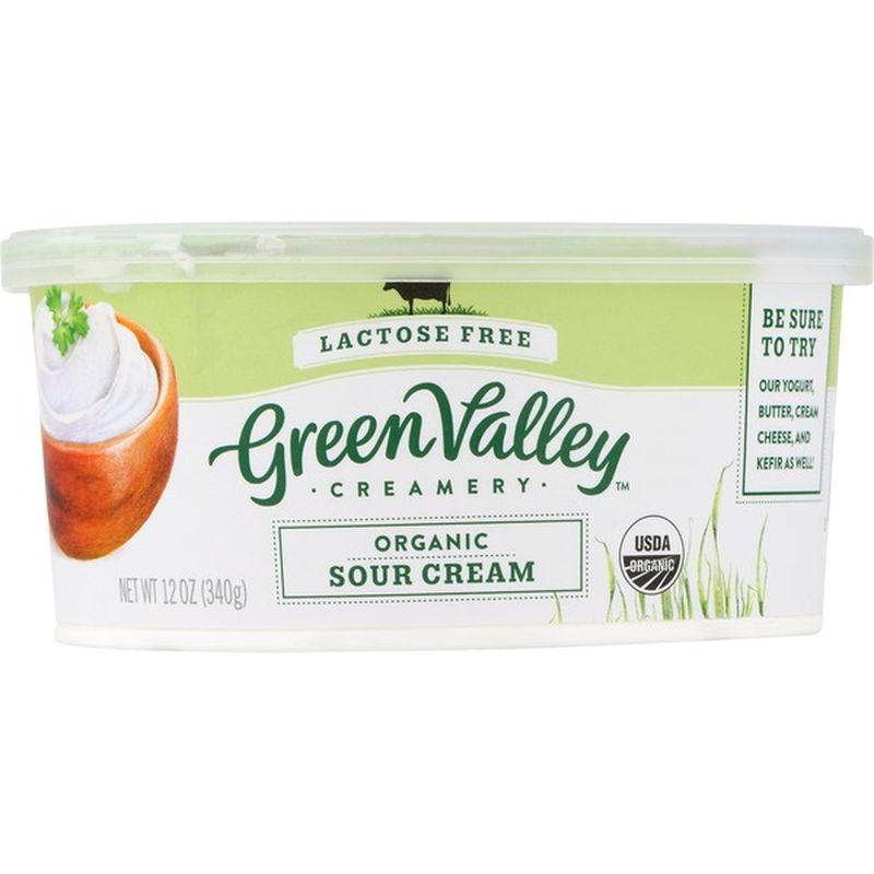 Green Valley Creamery Lactose Free Organic Sour Cream (12 oz) - Instacart Green Valley Creamery Lactose Free Organic Sour Cream (12 oz) - Instacart