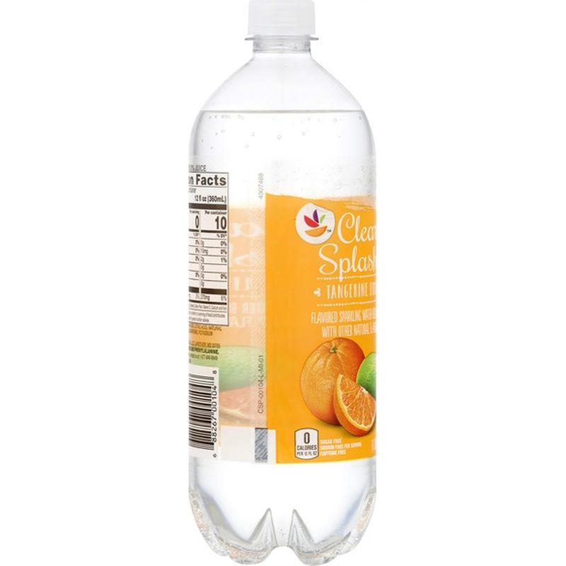 SB Water Beverage, Sparkling, Clear Splash, Tangerine Lime (33.8 oz) - Instacart
