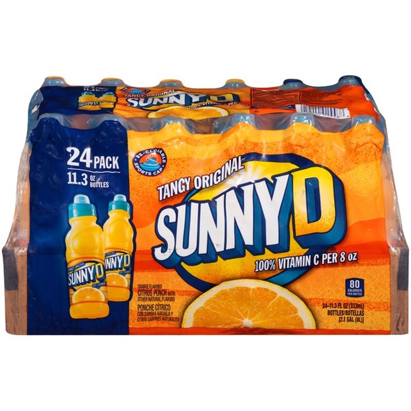 Sunny D Citrus Punch Tangy Original (11.3 fl oz) - Instacart