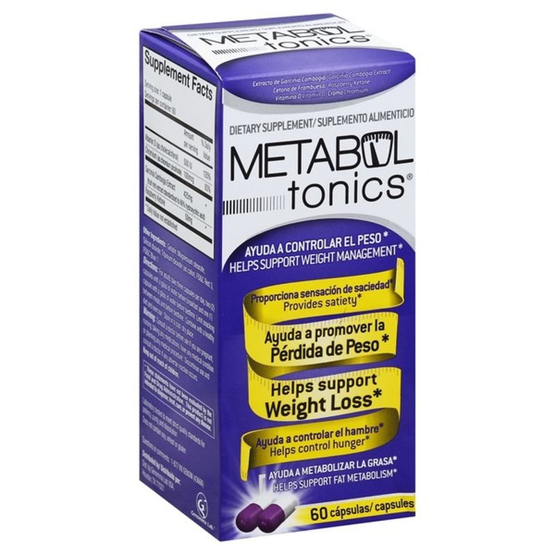 Metaboltonics Weight Management, Capsules (60 each) - Instacart