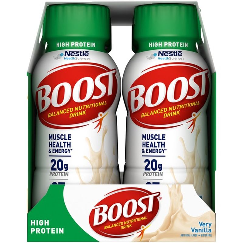 Boost HIGH PROTEIN Very Vanilla (8 fl oz) - Instacart