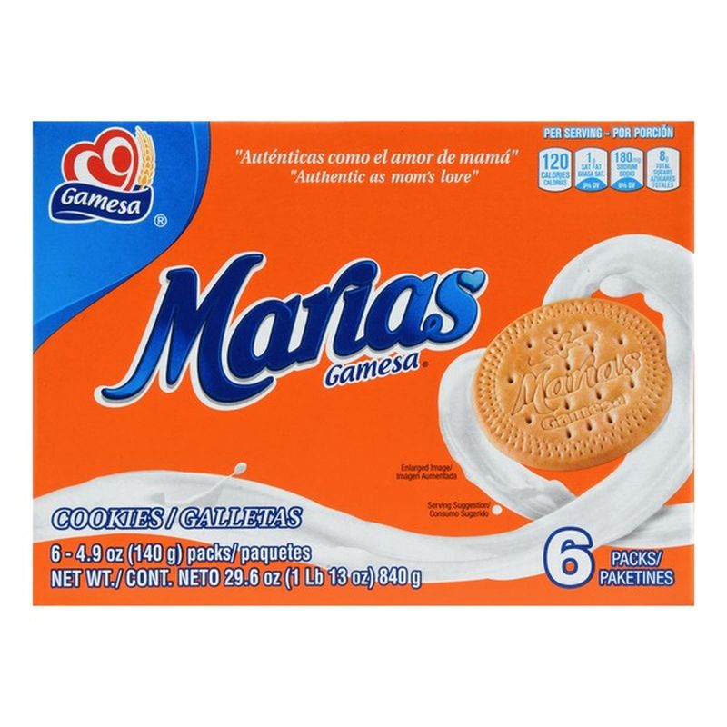 Gamesa Marias Rolled Cookies (4.9 oz) - Instacart