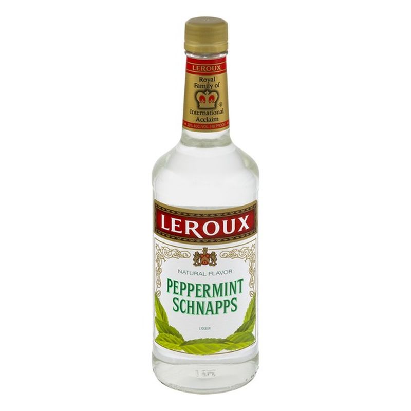 Leroux Peppermint Schnapps Liqueur (750 ml) - Instacart