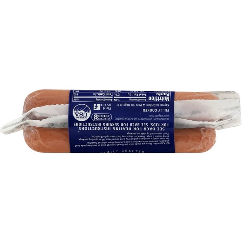 Kayem Hot Dogs, Beef & Pork (14 oz) - Instacart