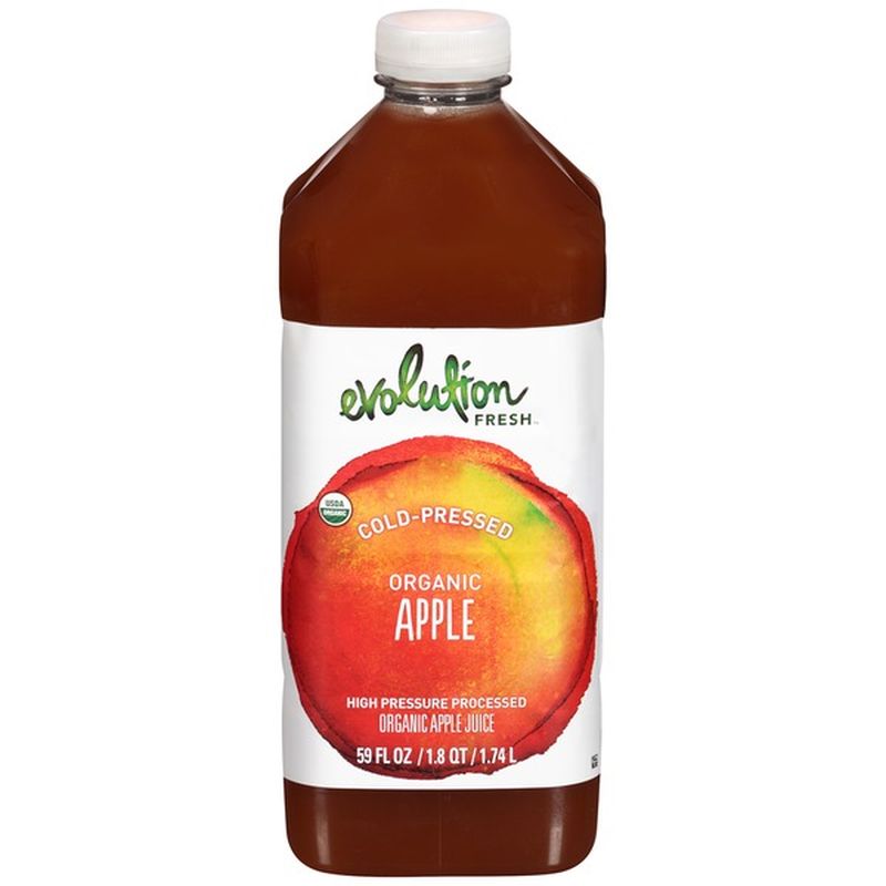 Evolution Fresh Cold-Pressed Organic Apple Juice (59 oz) - Instacart