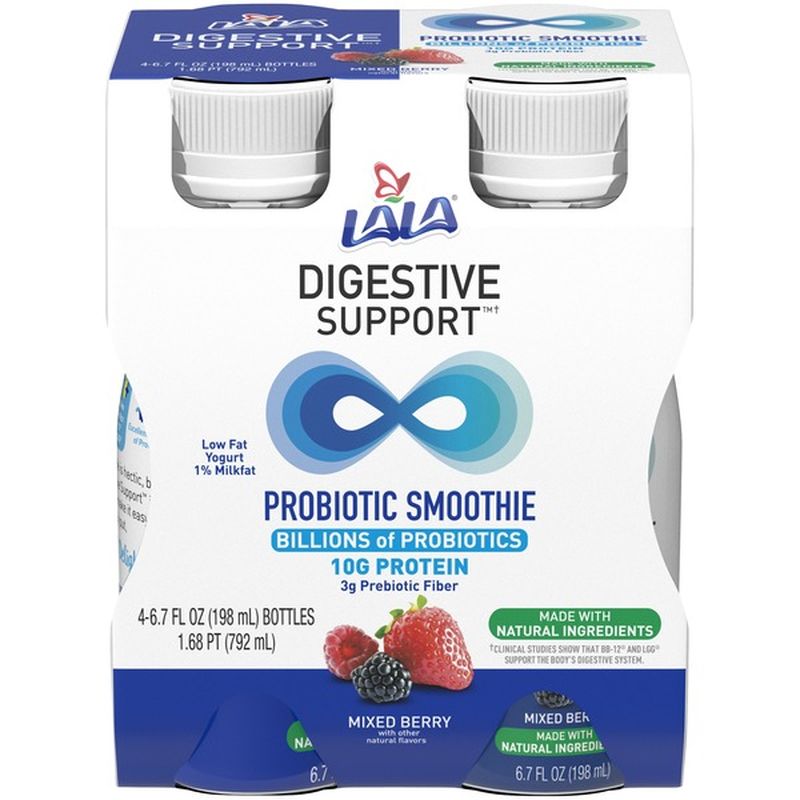 Lala Mixed Berry Probiotic Smoothie (6.7 fl oz) - Instacart