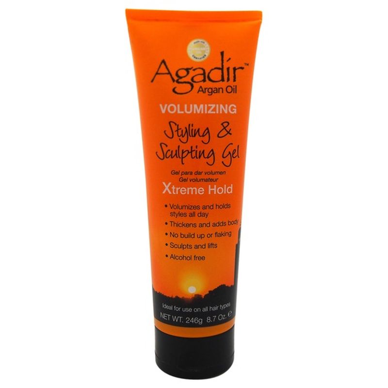 Agadir Argan Oil Extreme Hold Volumizing Styling & Sculpting Gel (8.7 ...